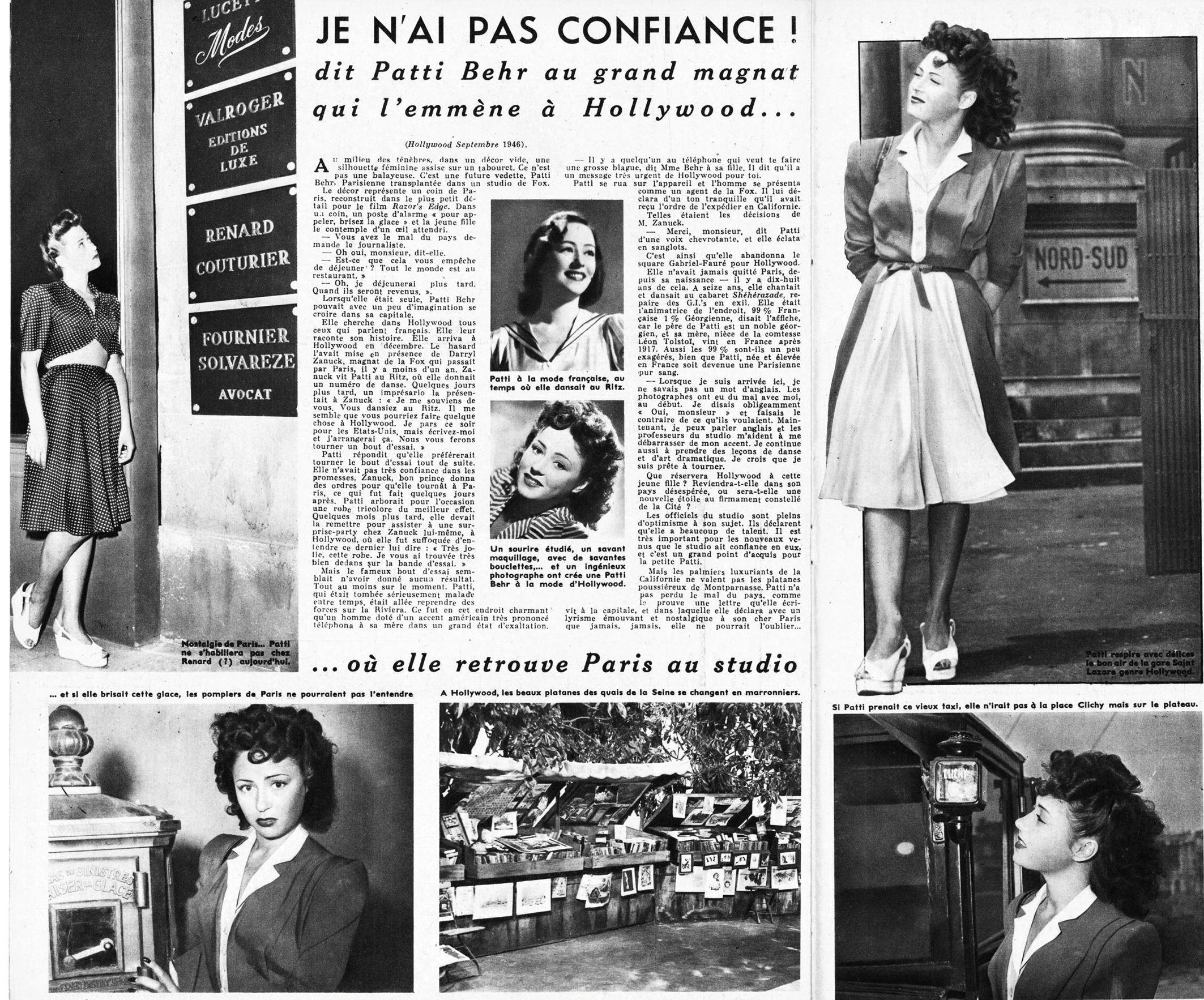 Qui était Patti BEHR (Pati BEHRS) ? | Culturesco